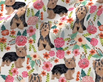 Yorkie fabric | Etsy