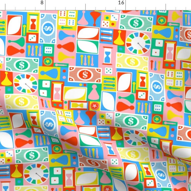 Game Show Cotton Fabric - Etsy