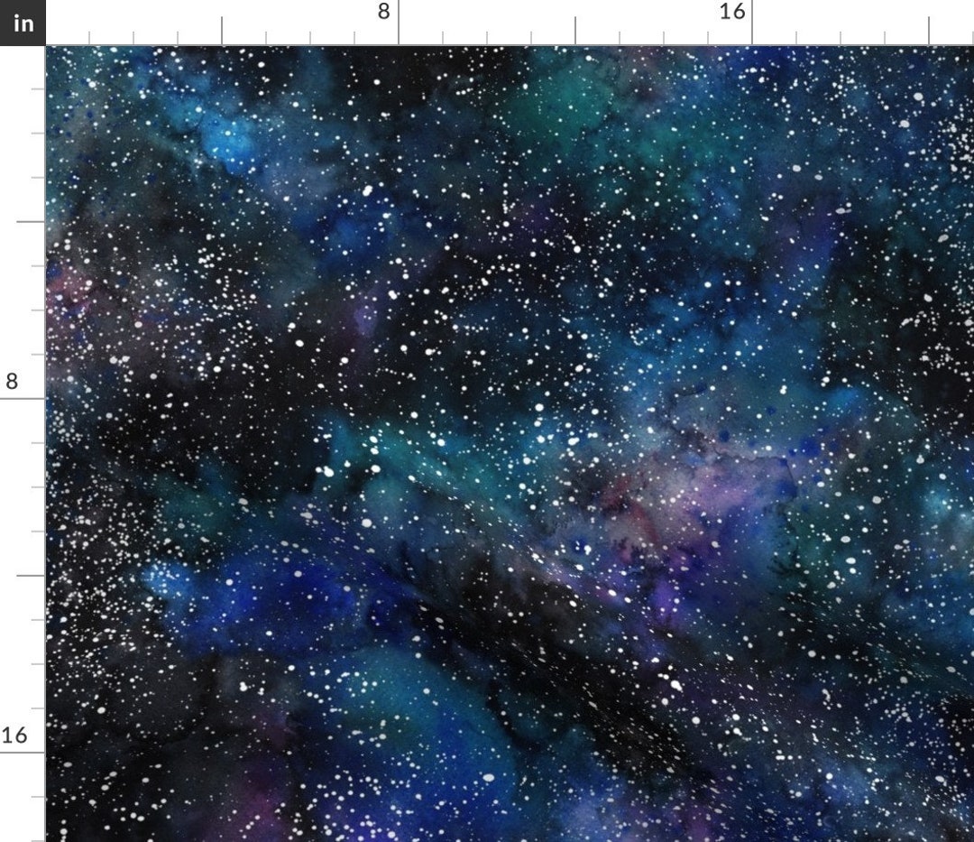 Space Galaxy Fabric Galaxy Deep Space Seamless, Thousands of Stars ...