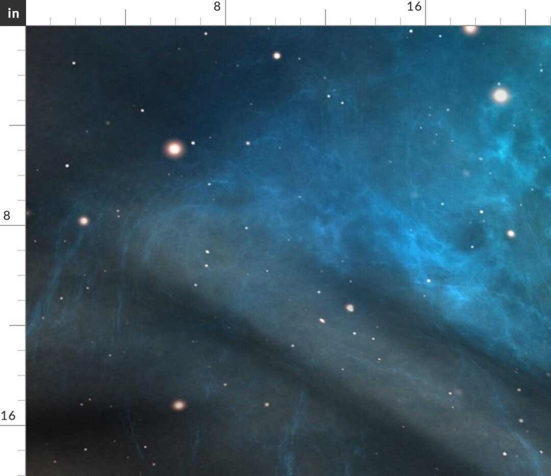 Orion Fabric Blue Orion Galaxy by Mamastaumps Orion Galaxy Blue Black ...