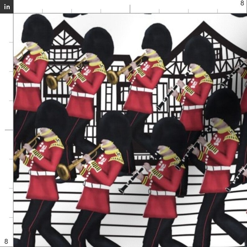 London Parade Fabric London Parade by Kociara London | Etsy