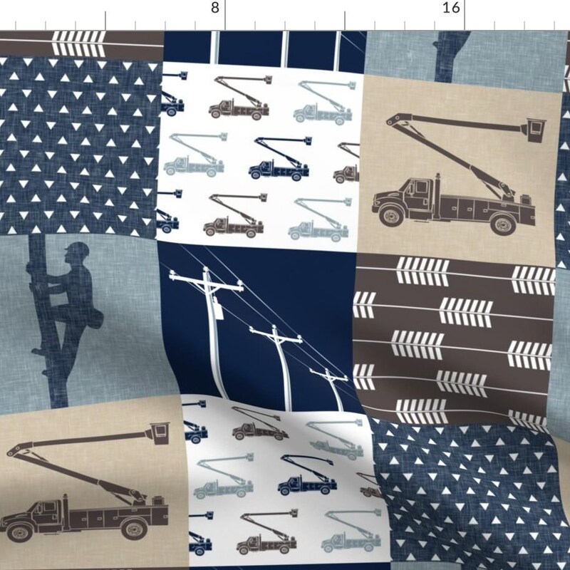 Lineman Fabric - Etsy
