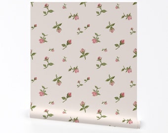Antique Victorian Rose Wallpaper, Romantic Wedding Trail, Shabby ...