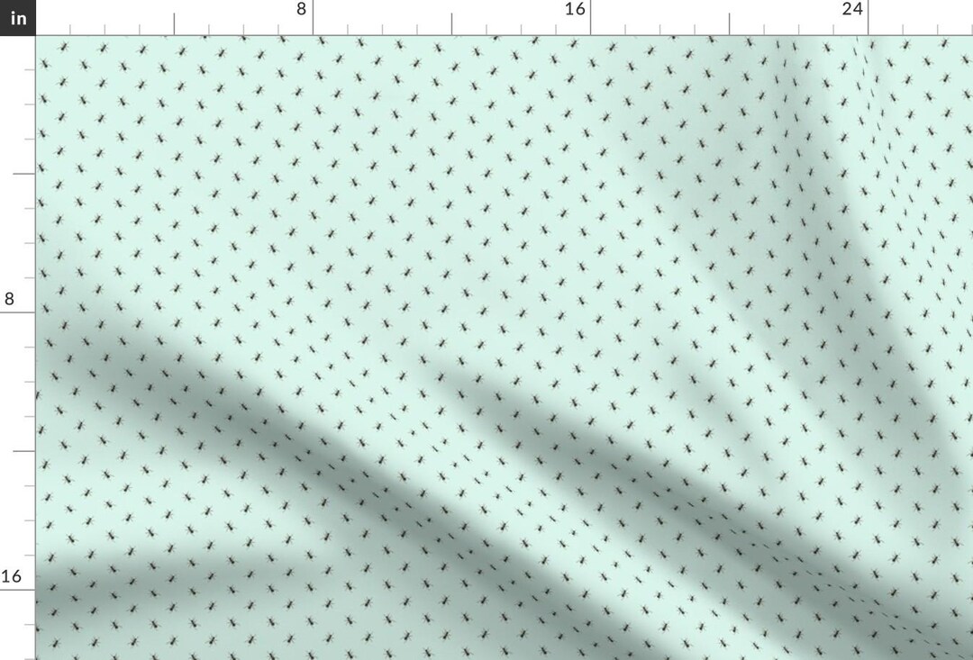 Blue Ant Fabric - Preppy Ant Spa by Littlerhodydesign - Blue Ant ...