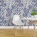 Indigo Blue Wallpaper Indigo Rain by Crystal Walen Indigo - Etsy