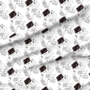 Computer Fabric Plugged in 2 by Kcs Electronics Vintage Computers ...