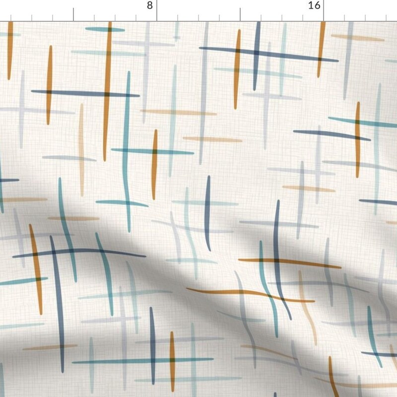 Crosshatch Fabric - Etsy