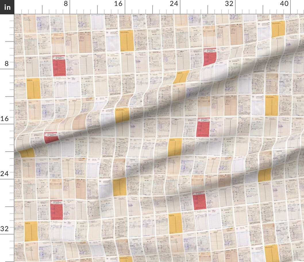 Library Fabric Old Friends 60 Scale by Lellobird Library | Etsy