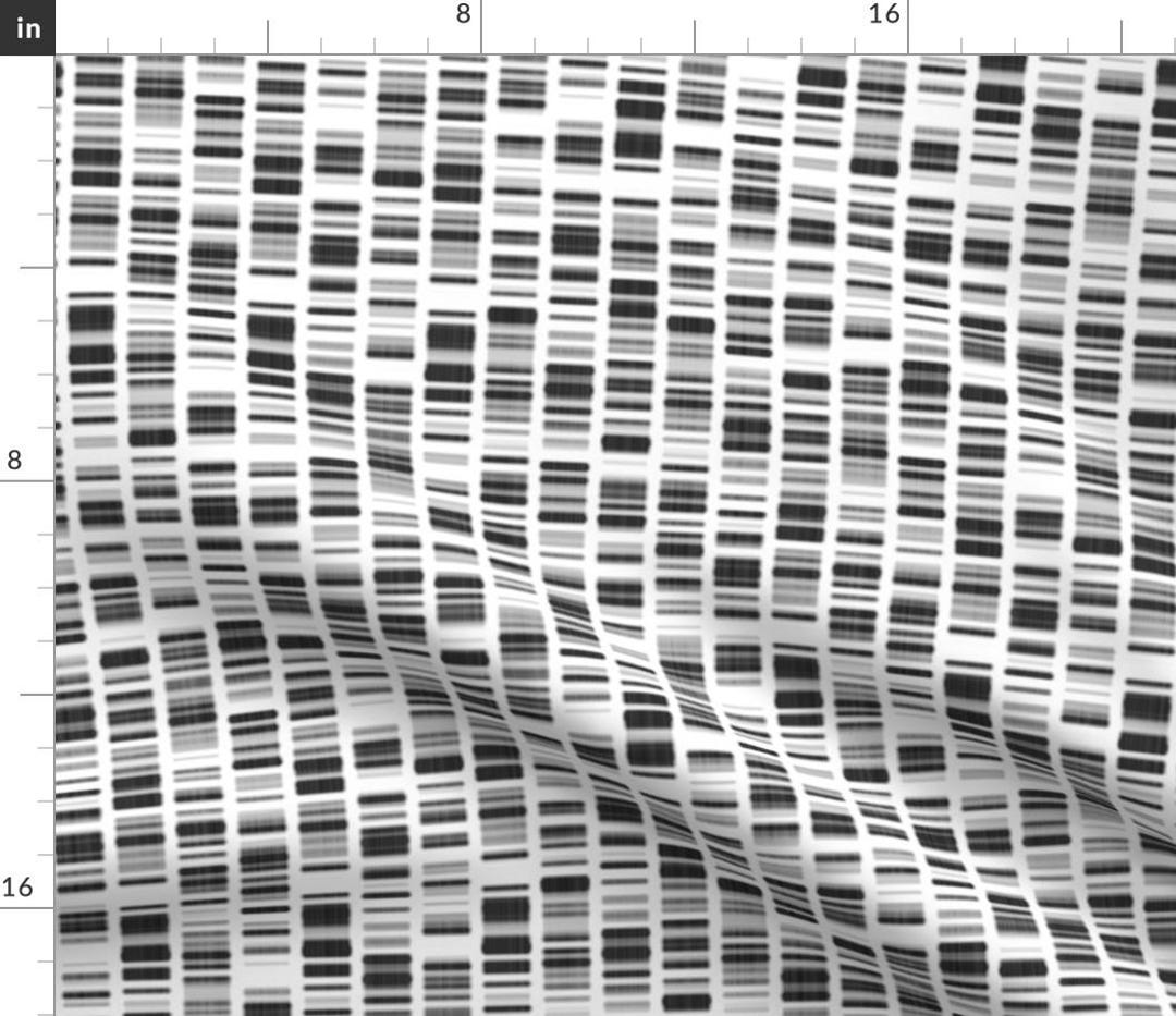 DNA Fabric Dna Print by Bonnie Phantasm Geek Science Biology ...