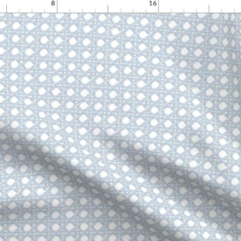 Blue Cane Fabric - Etsy