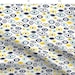 Eye Fabric Beautiful Eyes Retro Eye Lash and Love Wink Yellow by ...