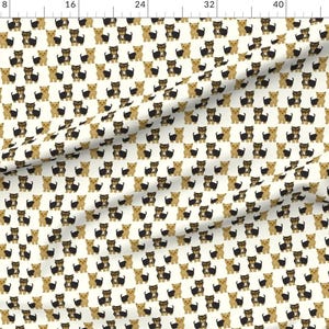 Yorkshire Terrier Fabric - Yorkshire Terrier Cute Yorkie Dog Pet Fabric ...