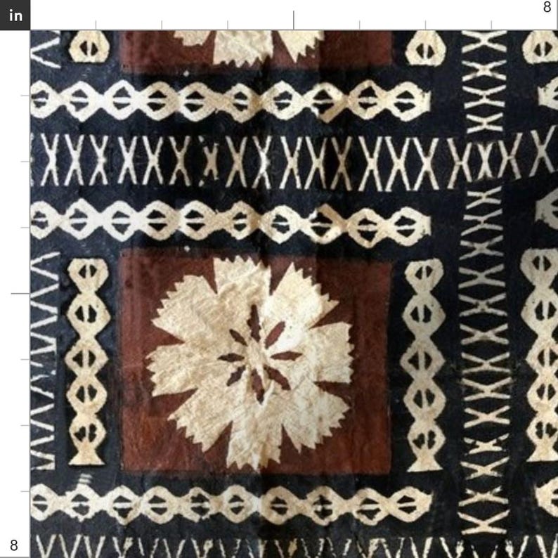 Tapa Fabric - Fijian Tapa Cloth by Hypersphere - Cloth Fijian Bark ...