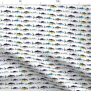 Tuna Fabric - 7 Tuna by Combatfish - Tuna Fish Sports Fishing Camping ...