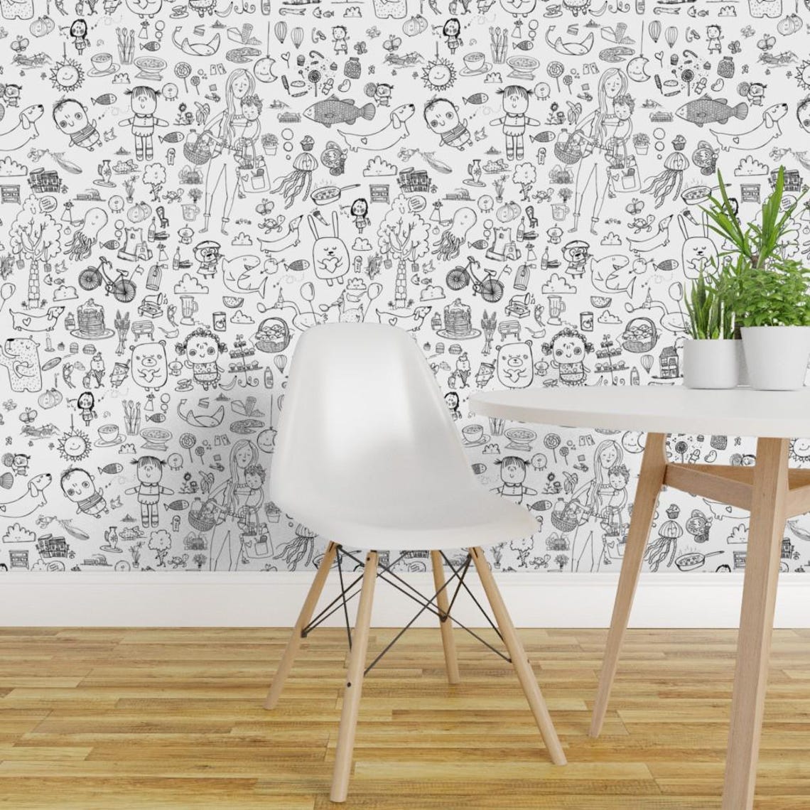 Color in Wallpaper - Massive Coloring in by Laurawrightstudio - Black ...