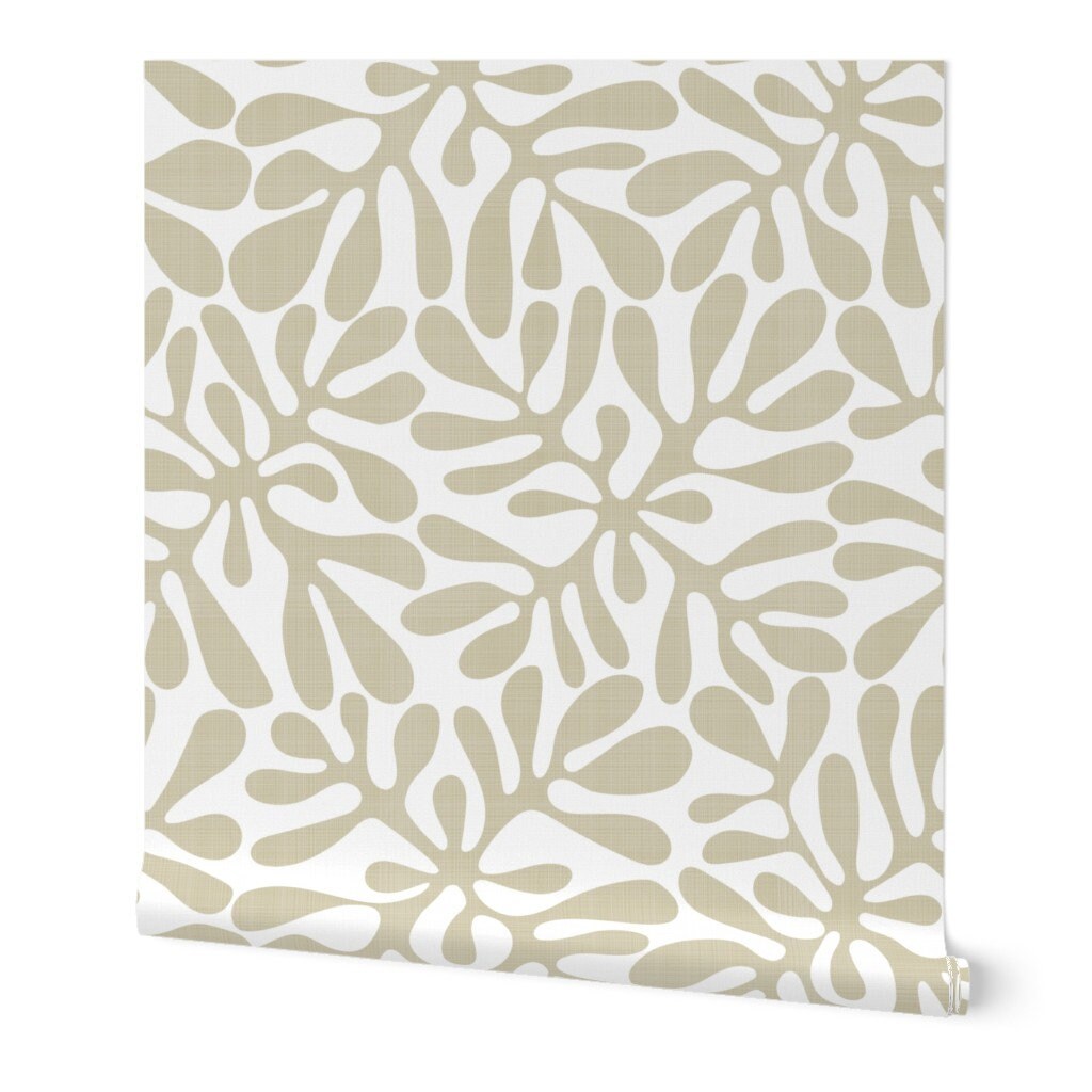 Aboriginal Wallpaper Tan Block Print by Danika Herrick | Etsy