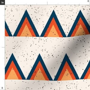 Teepee Ridge Fabric Teepee Ridge by Tramake Mod Geometric - Etsy