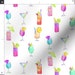 Watercolor Cocktail Drinks Fabric Cocktails by Erinanne Cocktails ...