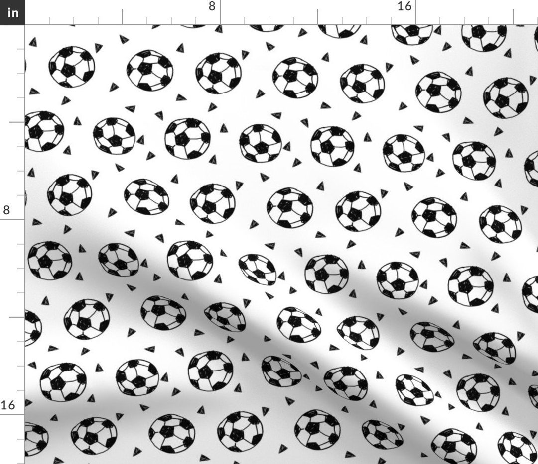 Soccer Ball Fabric Soccer Ball Fabric // Soccer Fabric Sports Fabric ...