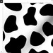 Cow Print Fabric - Mooo Cycle Kisses Cow Spots by Bzbdesigner - Black ...