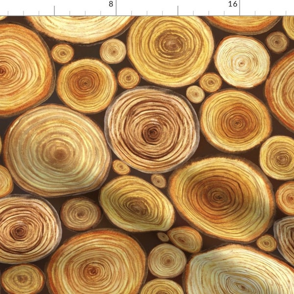 Wood Log Fabric - Etsy