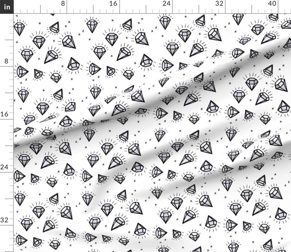 Diamond Fabric Diamonds With Color by Taraput Hipster - Etsy