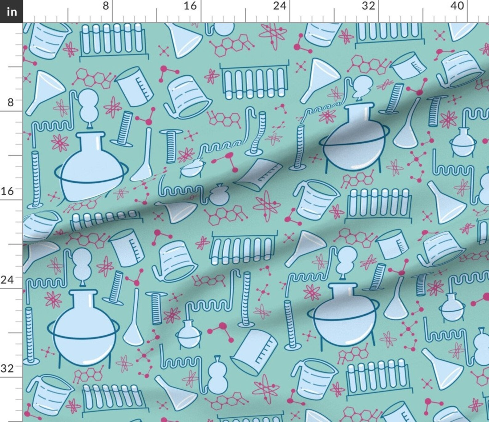 Science Fabric Science Lab by Annaboo Science Class - Etsy
