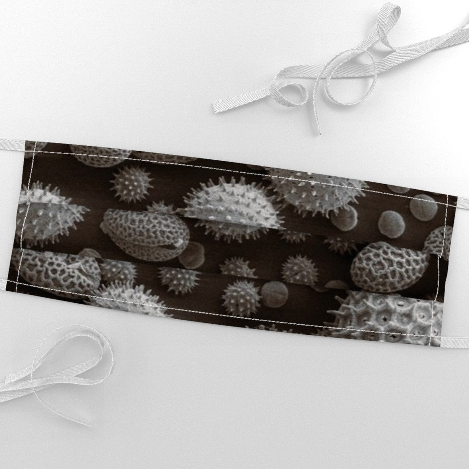 Pollen Fabric Pollen Mix Grey Sem by Craftyscientists | Etsy