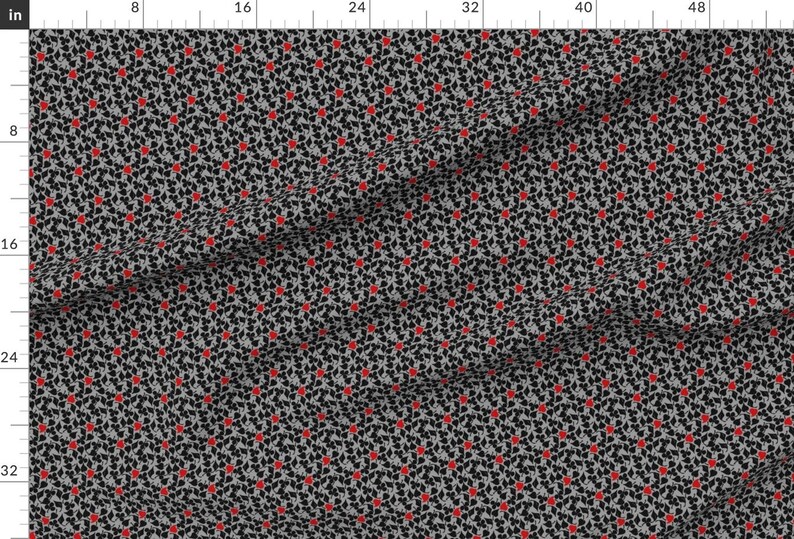 Card Suits Fabric - Card Suit Leaves Gray by Siya - Poker Spade Heart ...