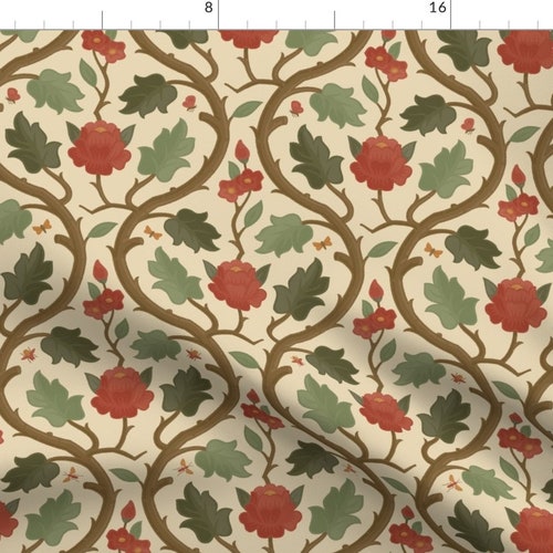 Islamic Fabric Forest Serpentine 1a by Muhlenkott Islamic - Etsy