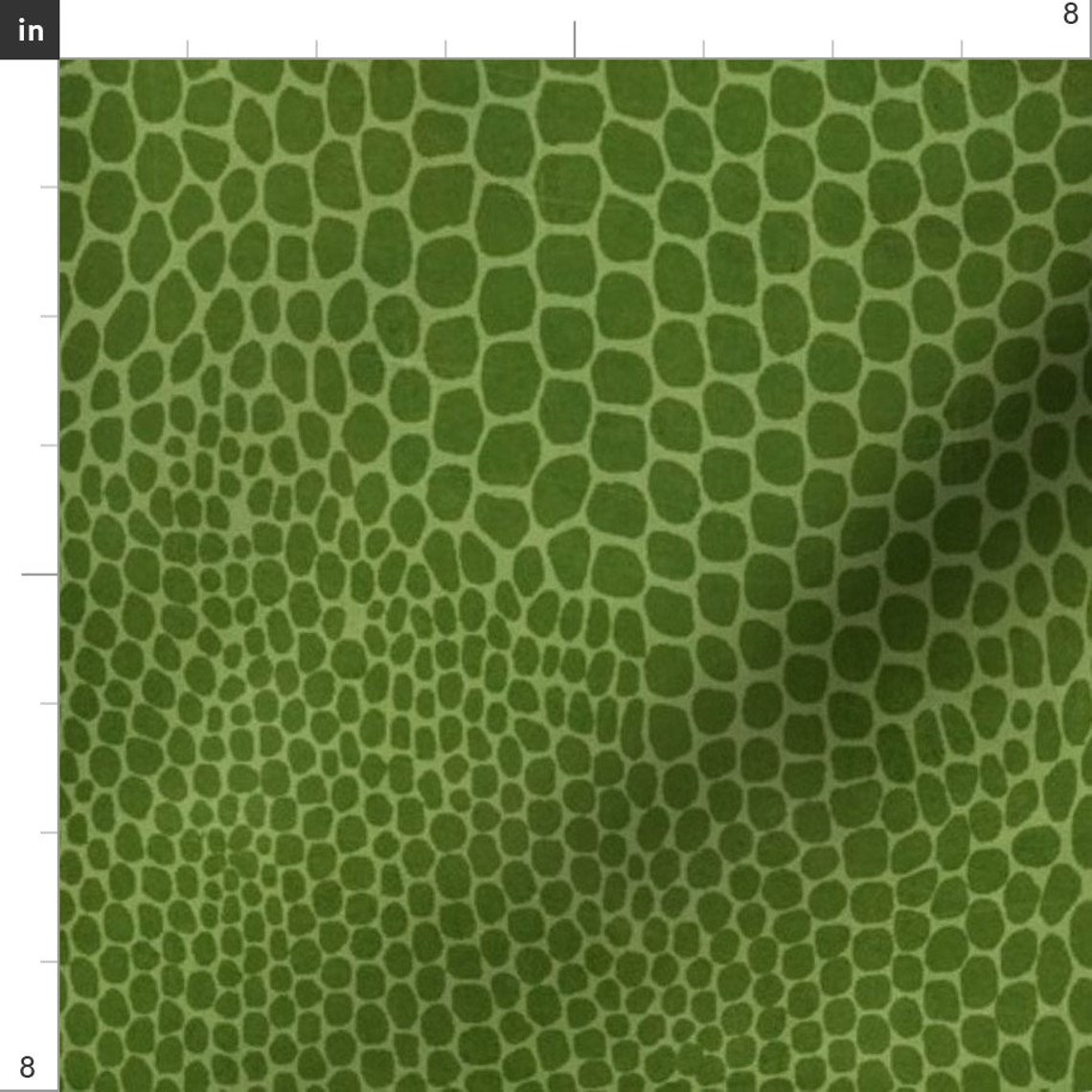 Dinosaurs Green Skin Pattern Fabric Dino Skin bright Green - Etsy