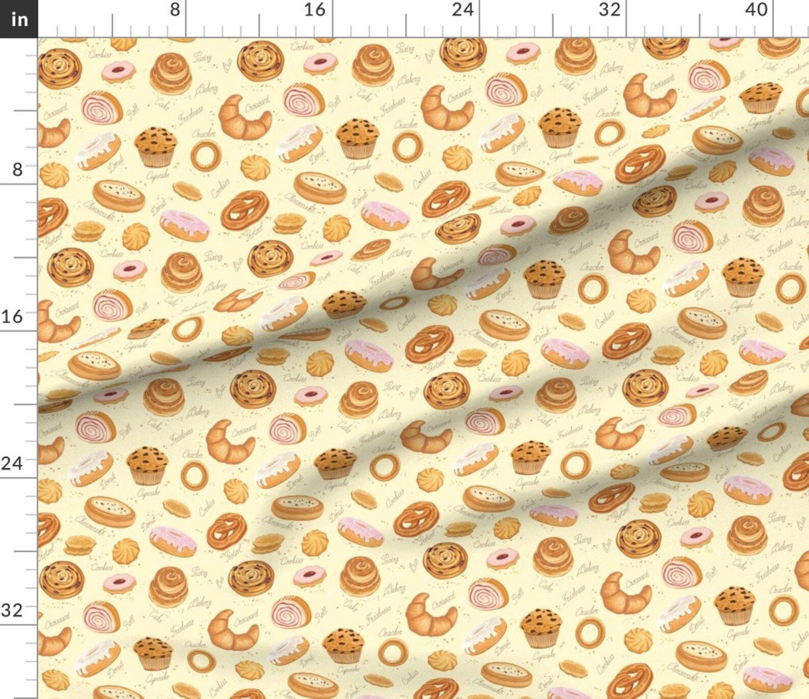 Pastries Fabric Pastries by Sandityche Pastries Dessert - Etsy