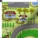 Play Mat Train Tracks Nursery Fabric Country Roads Play Mat by M ...