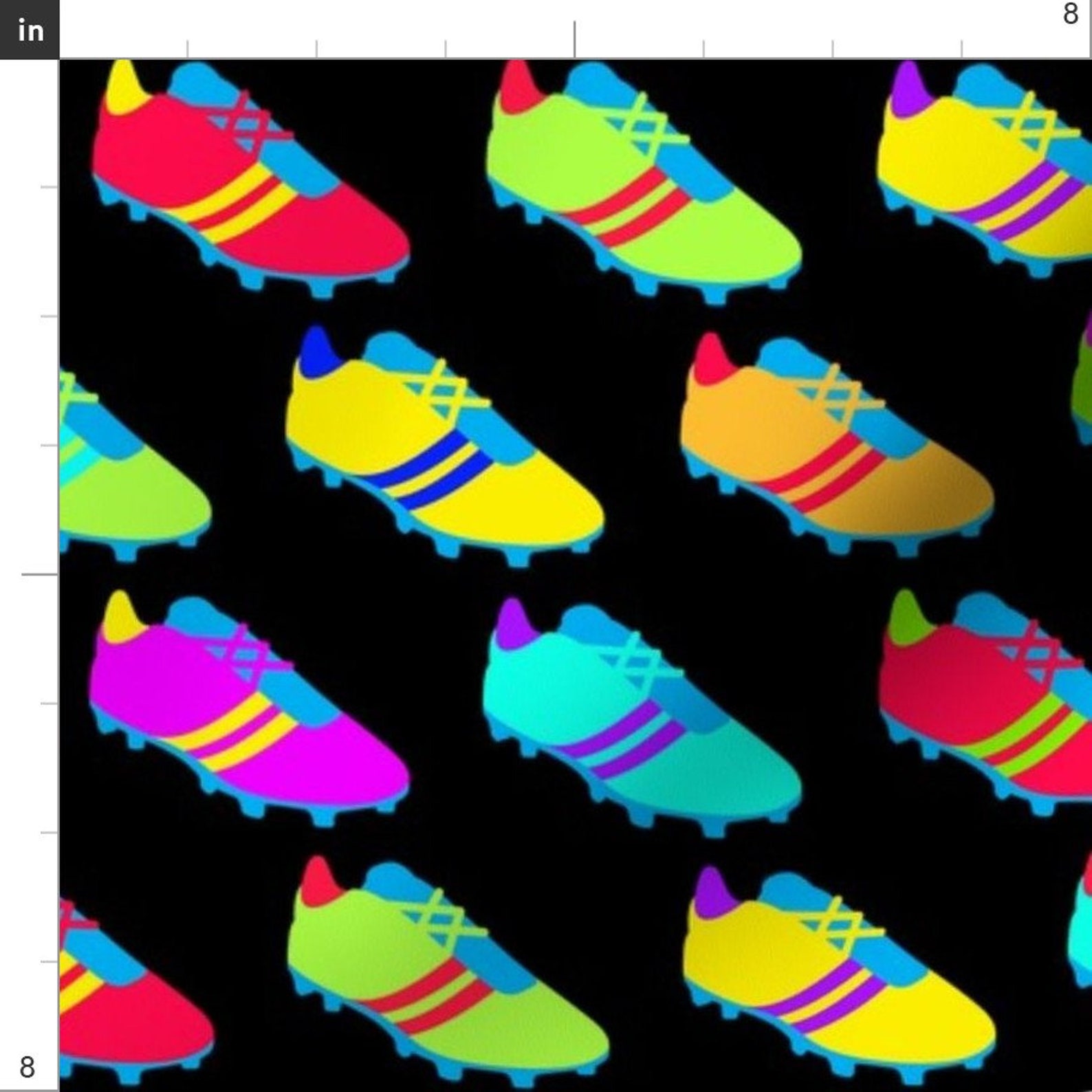 Sporty Shoes Fabric Bright Running Shoes by Bags29 - Etsy