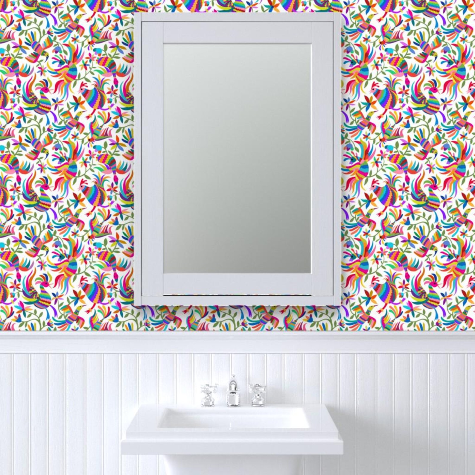 Otomi Wallpaper - Flying Otomi Birds Ole! by Vo Aka Virginiao - Pink ...