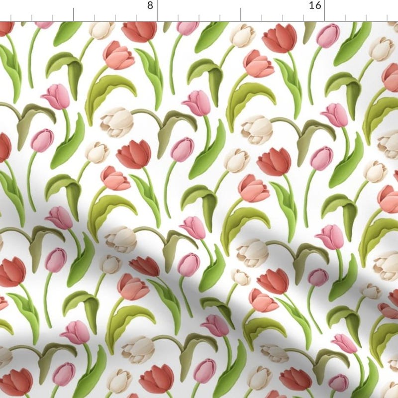 Fabric Tulips - Etsy