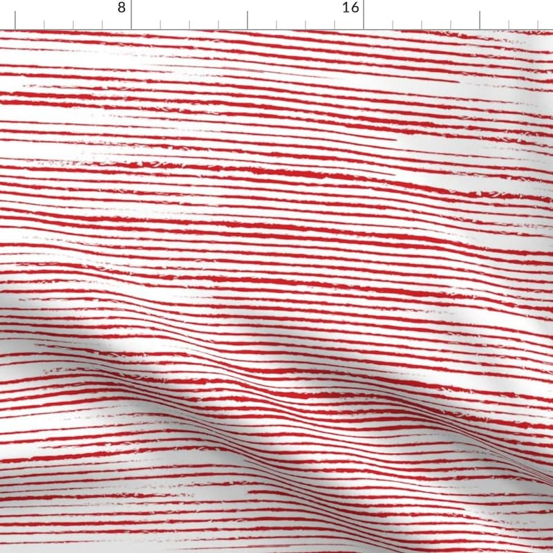 Modern Red Fabric - Etsy