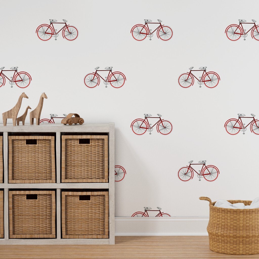 Bike Wallpaper Bicycle Bicycle by Peacoquettedesigns - Etsy