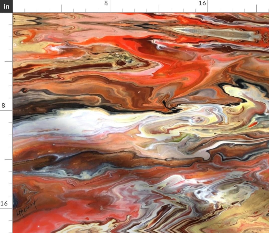 Abstract Geology Fabric Deep Underground by Wildflowerfabrics ...