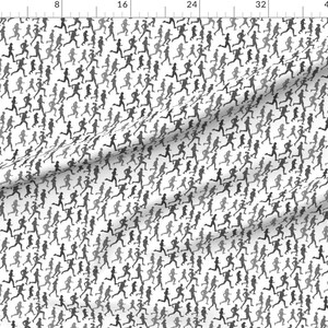 Marathon Runners Fabric Runners by Landpenguin Athletic - Etsy