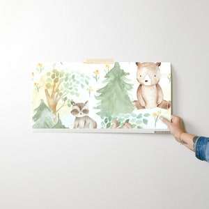 Animals Wallpaper Woodland Baby Animals in Forest by Utart Nursery ...