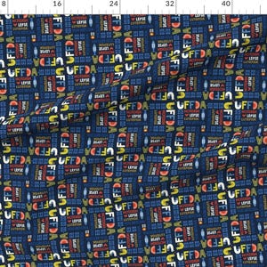 Norwegian Fabric - Uffda Navy by Teresamagnuson - Lefse Lutefish ...