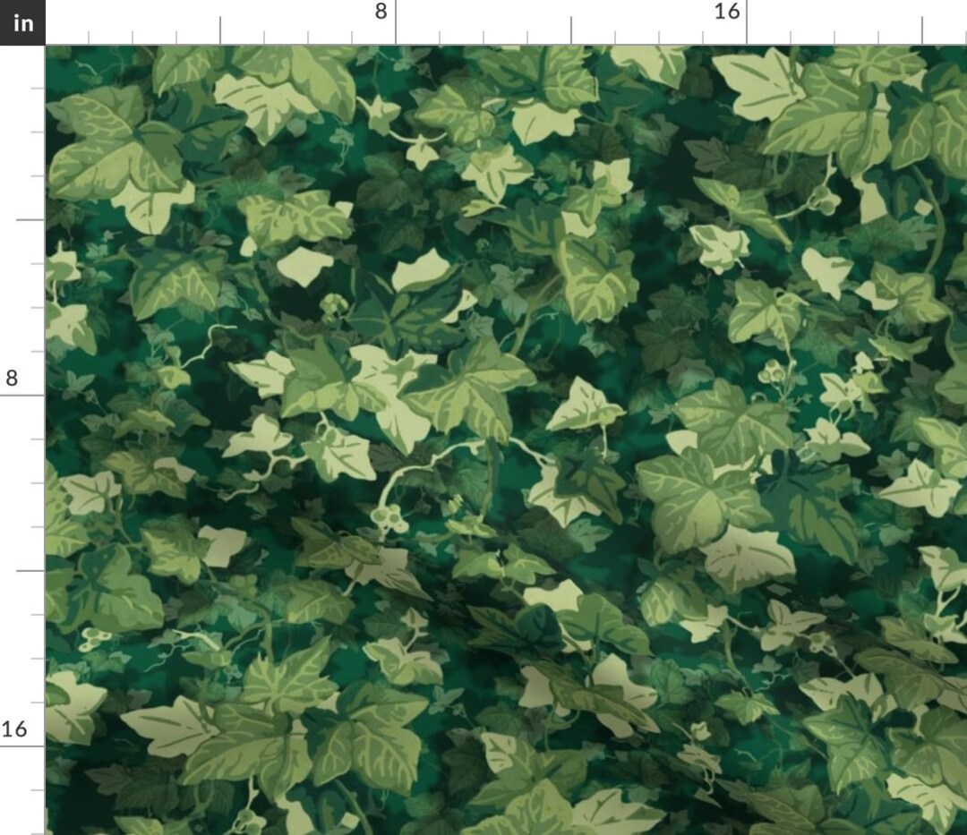 English Ivy Fabric English Ivy Lush by Peacoquettedesigns English Ivy ...