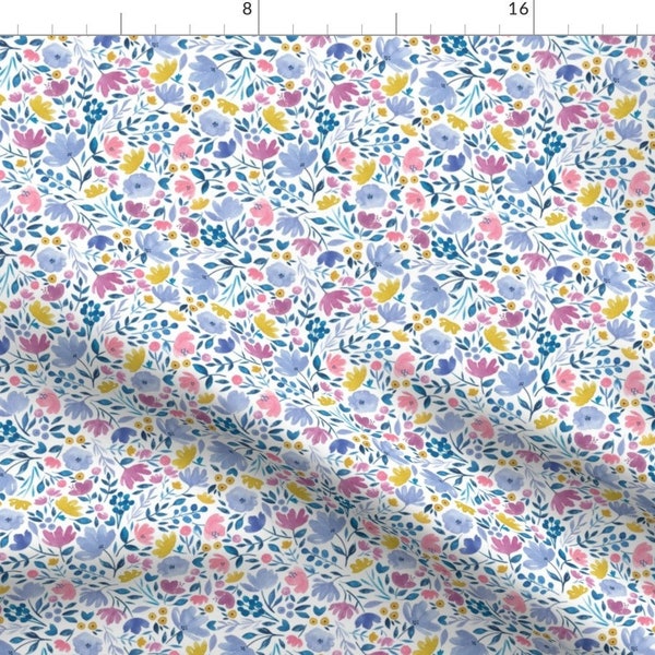 Periwinkle Spring Fabric - Etsy