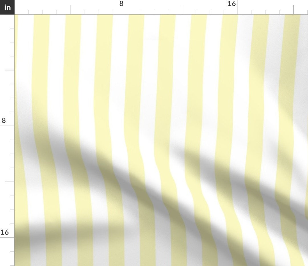 Vertical Stripes Fabric Yellow Stripes by Palomahenry Yellow White ...