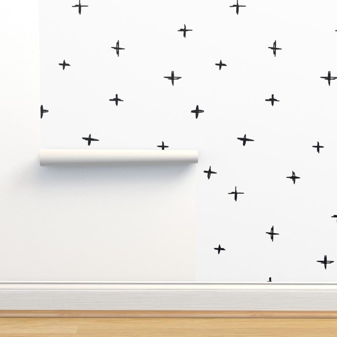 Doodle Crosses Wallpaper Jumbo // Large Swiss Cross by Erin - Etsy