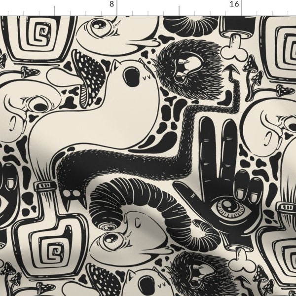 Trippy Fabric - Etsy