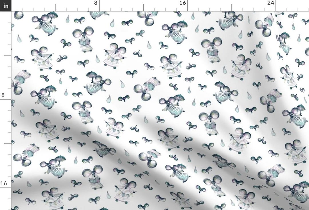 Kids Mouse Fabric - Mice Are Nice by Julieprescesky - Gender Neutral ...