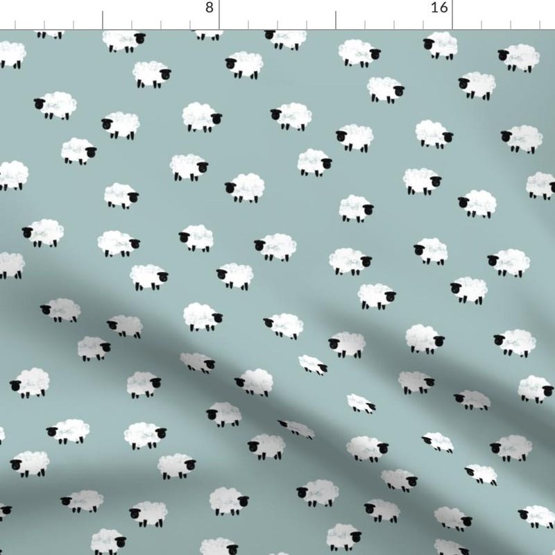 Sheep Fabric - Etsy