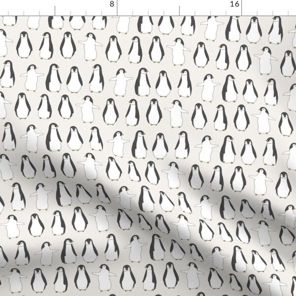 Penguin Fabric - Etsy